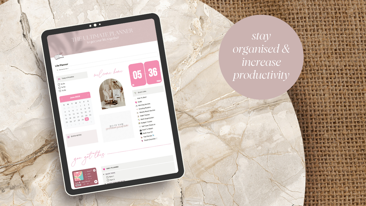 The Ultimate Planner | Sana Grover