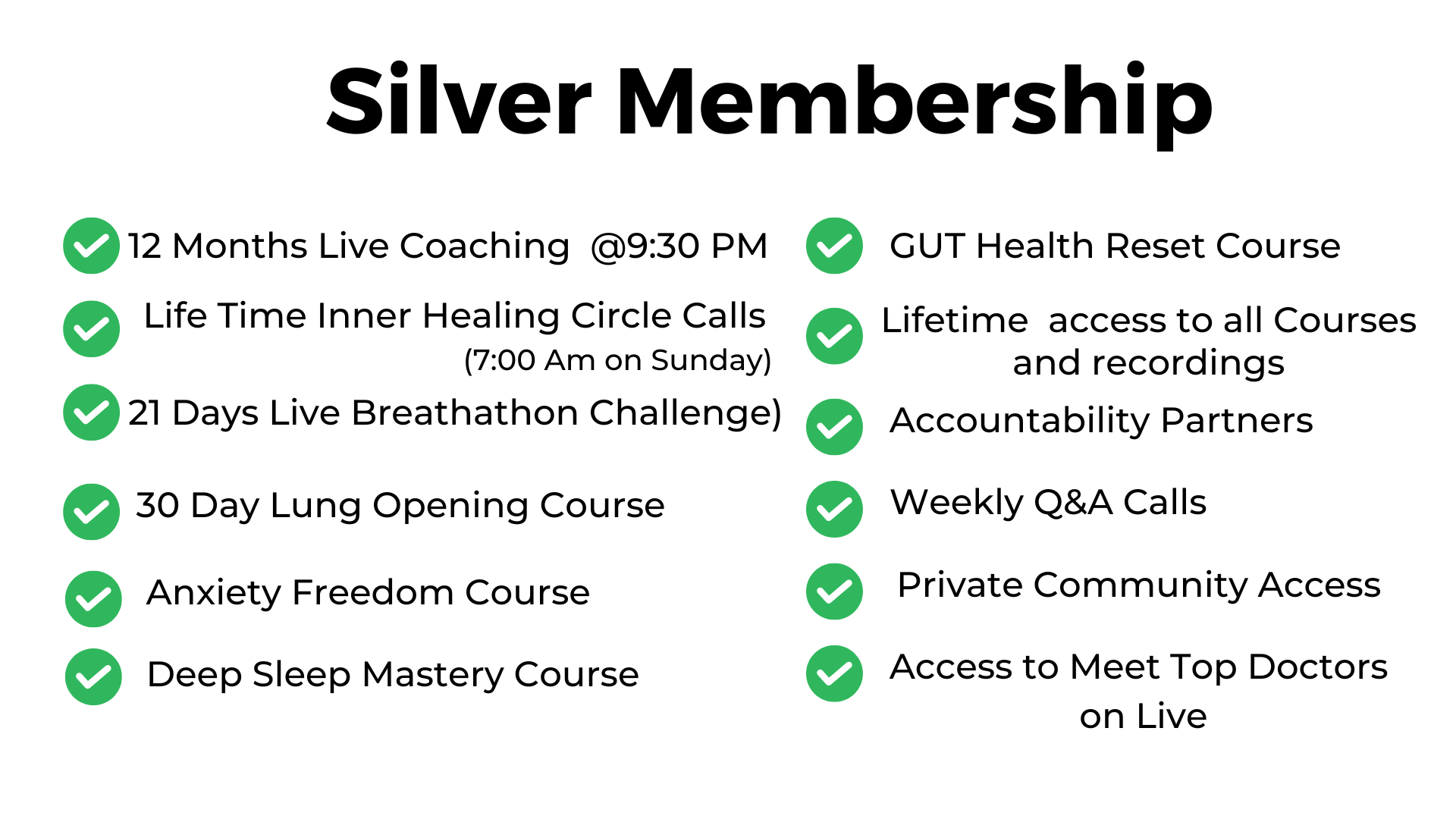 Life Time Silver Membership to Conscious Breathing HUB | Badarinath Gella