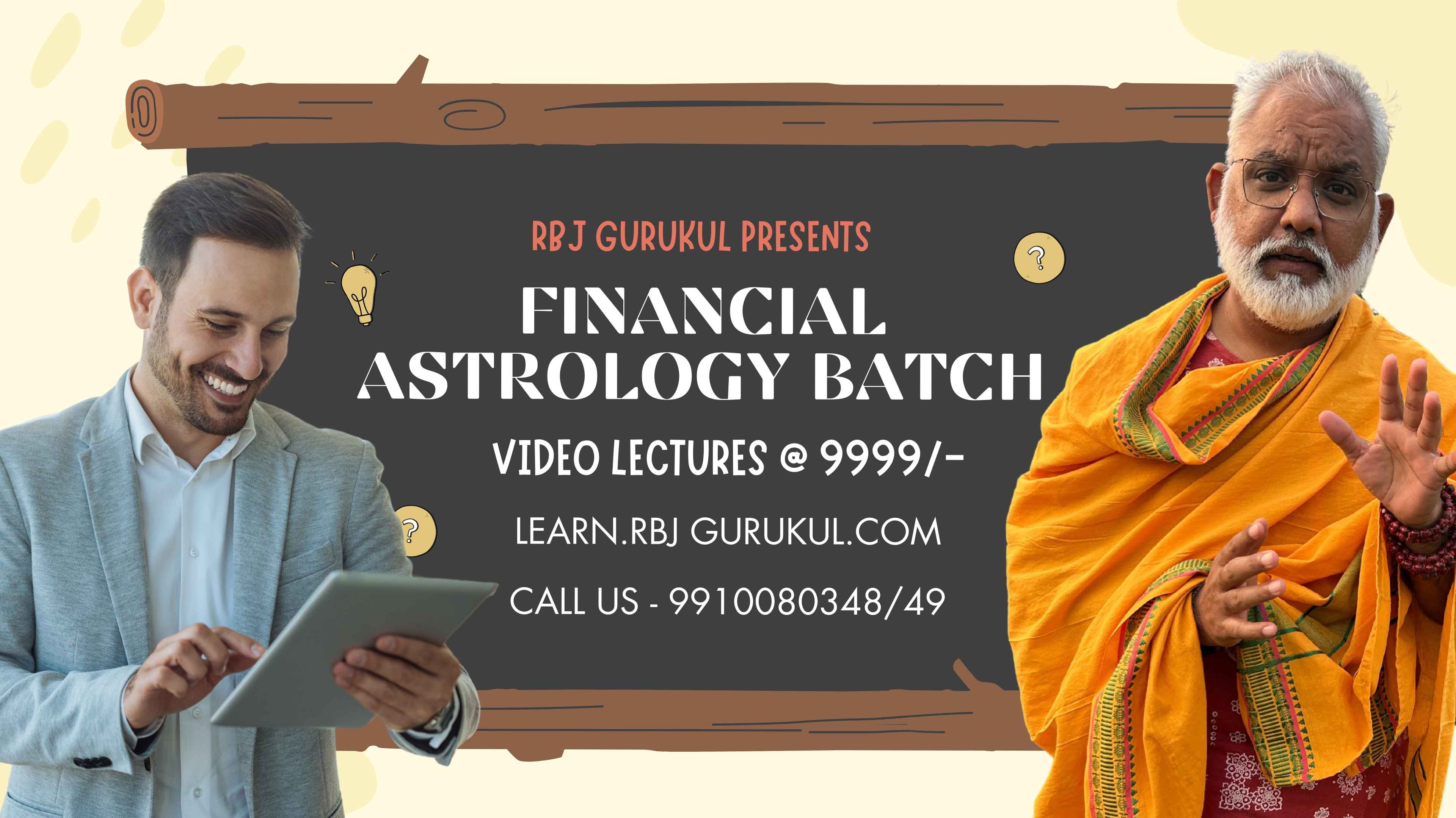Financial Astrology Batch with Live Support Classes | rbjgurukul