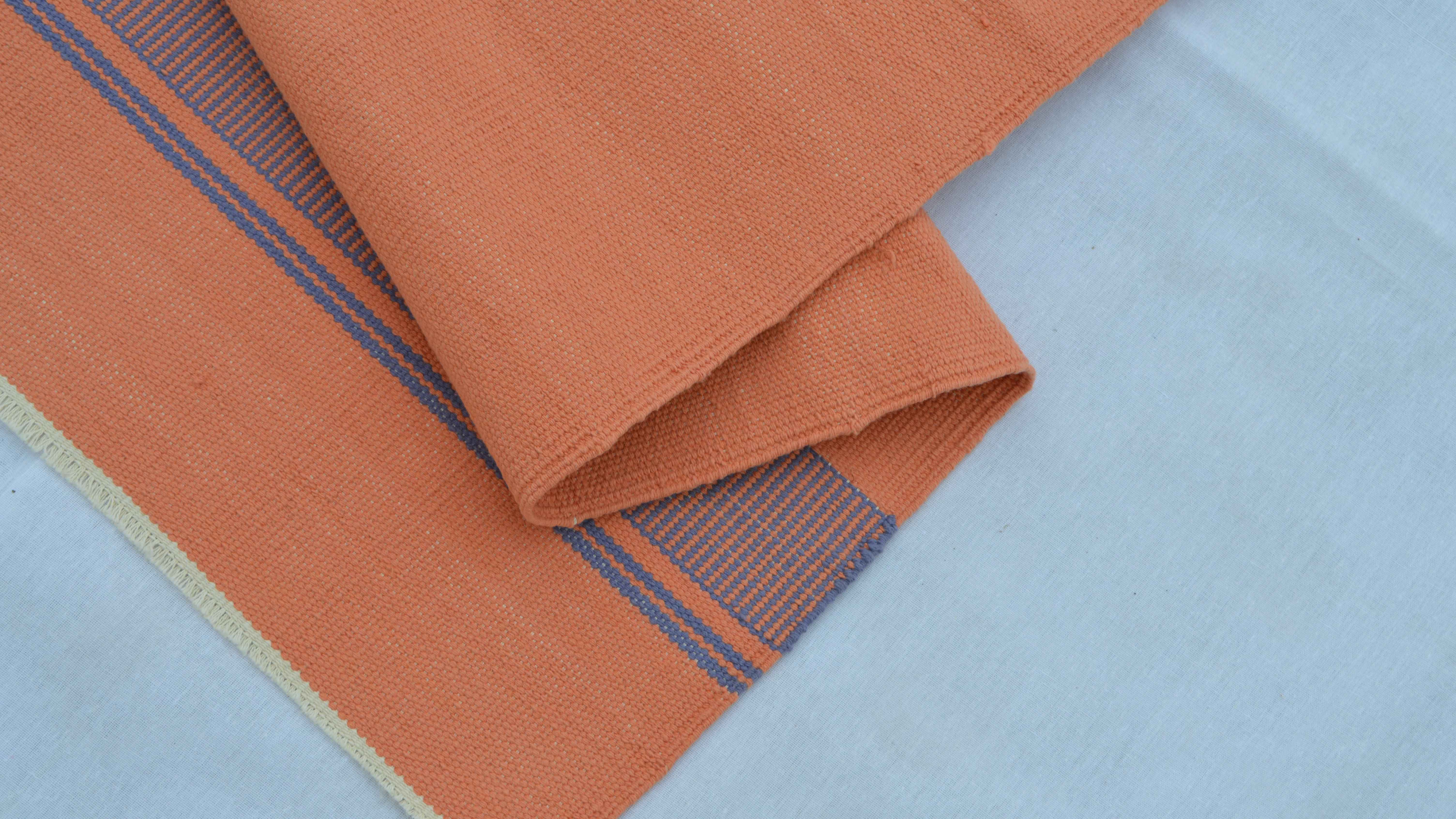 Handmade Cotton Yoga Mat with Rubber Coated | Conscious Breathing Hub