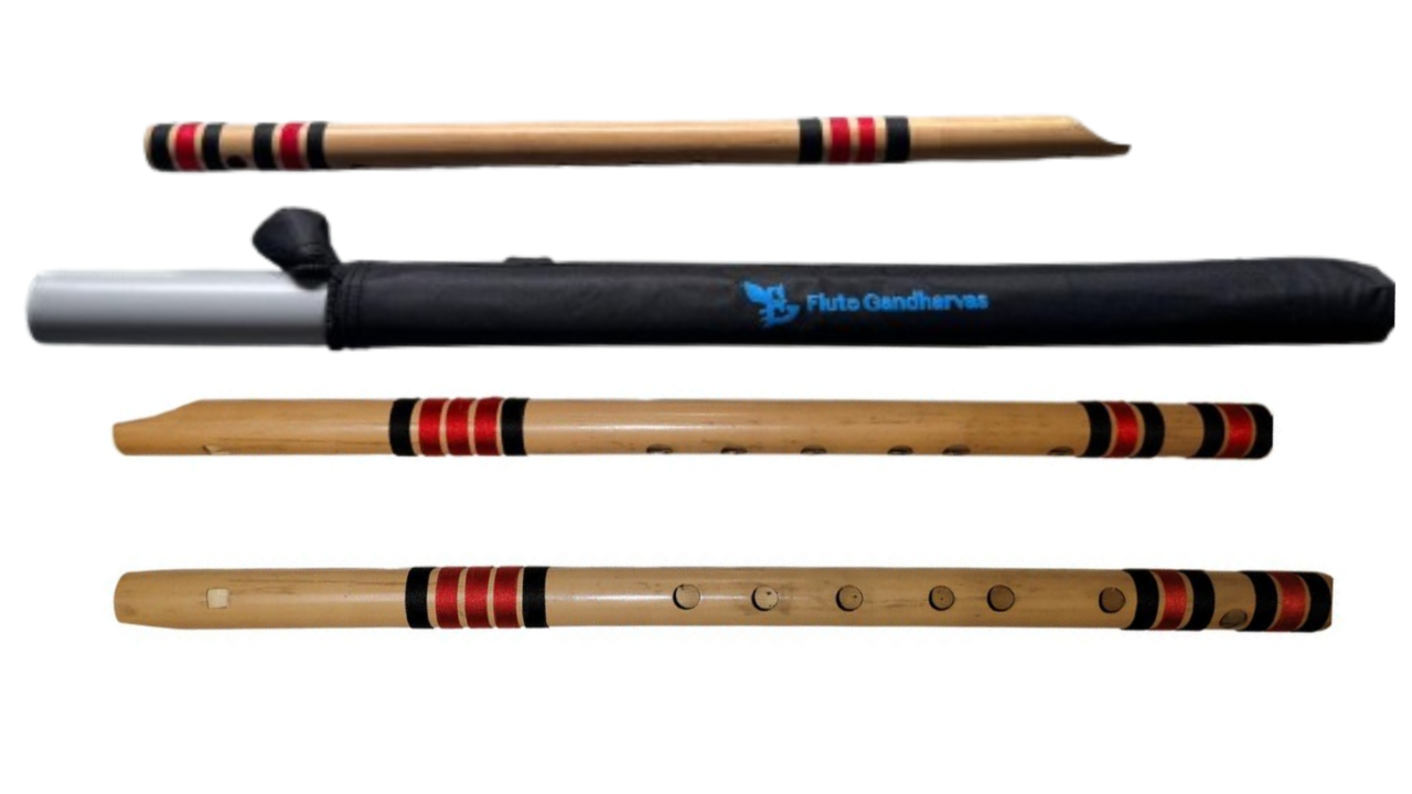 Straight Flute A Scale Premium Bamboo Flute | Harsh Dave Mumbai