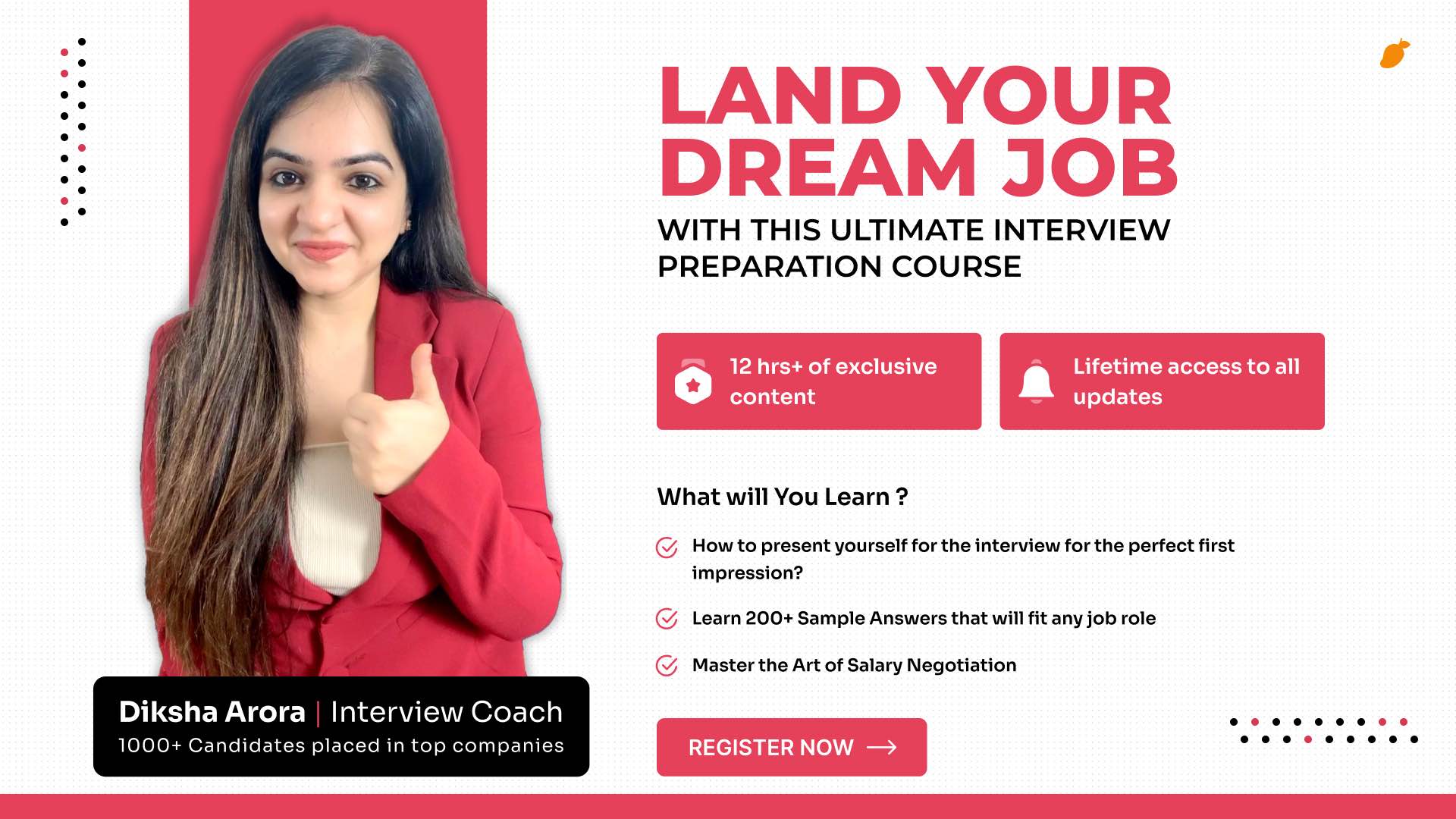 ULTIMATE INTERVIEW PREPARATION COURSE | Diksha Arora