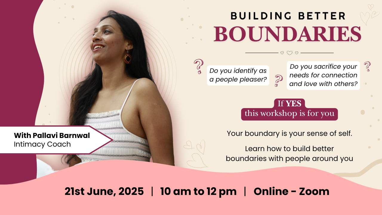 Building Better Boundaries | 21st June 10 am to 12 pm | Live Masterclass | www.getintimacy.com