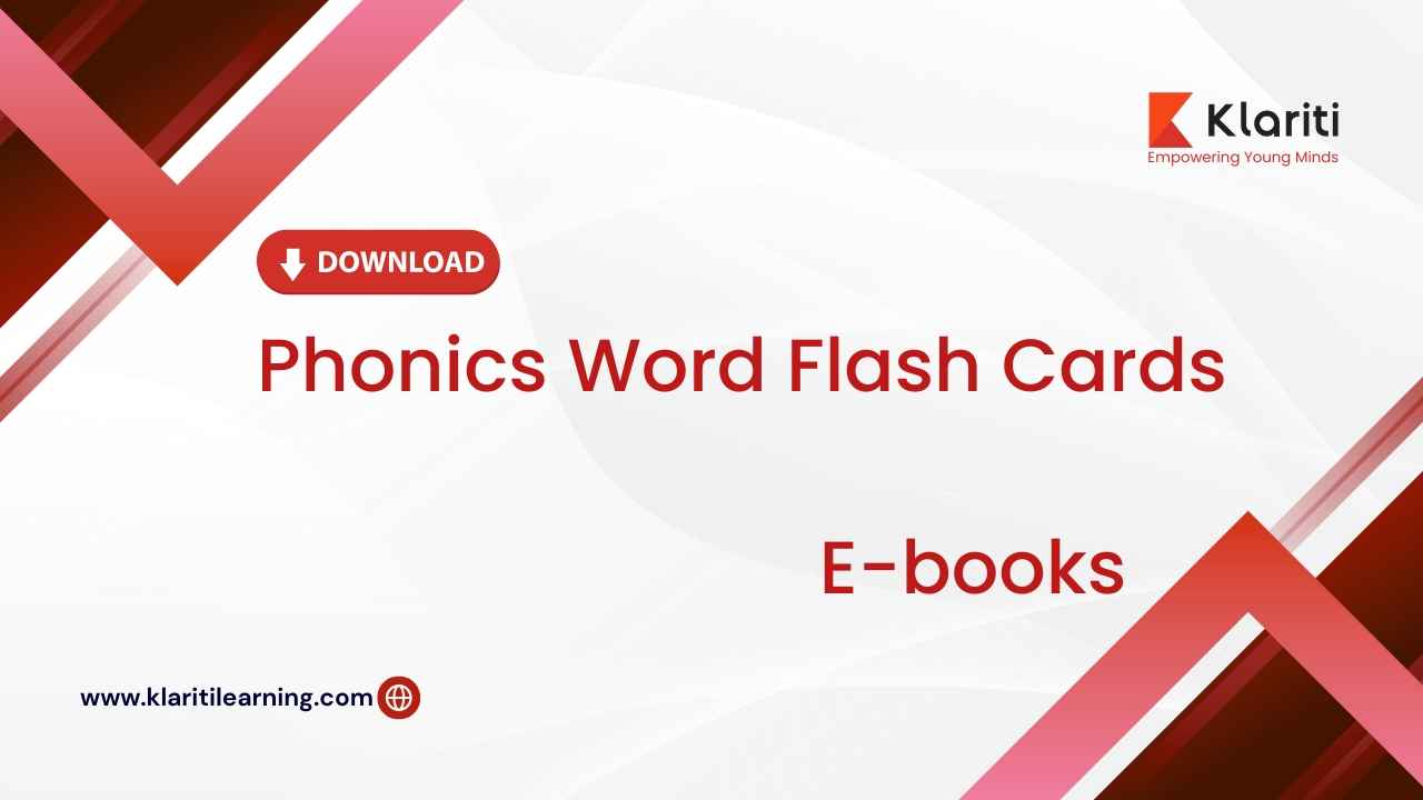 Phonics Word Flash Cards - 500 Pages (downloadable e-book) | klariti
