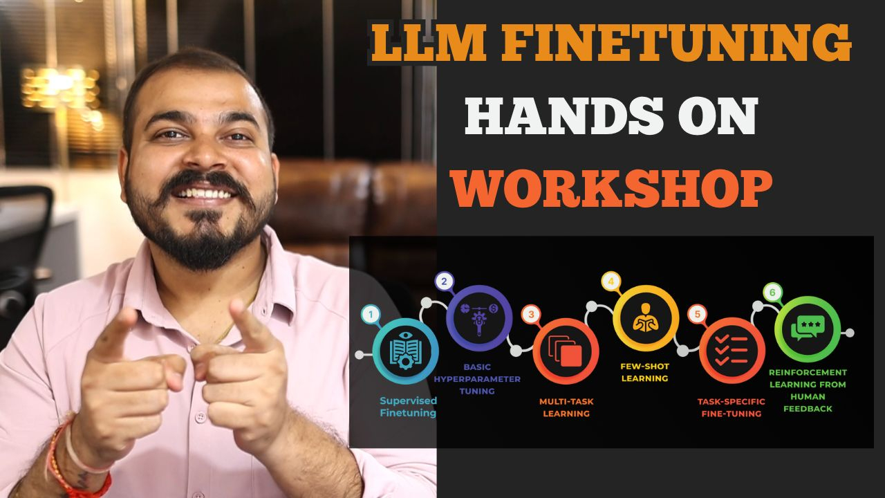 Advanced LLM Fine-Tuning: Hands-on Implementation Workshop- 4 Days Workshop | Krish C Naik