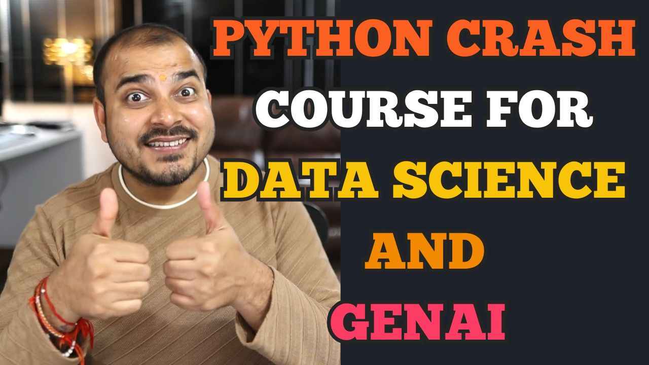 5 Days Free Python Crash Course For Data Science And Generative AI | Krish C Naik