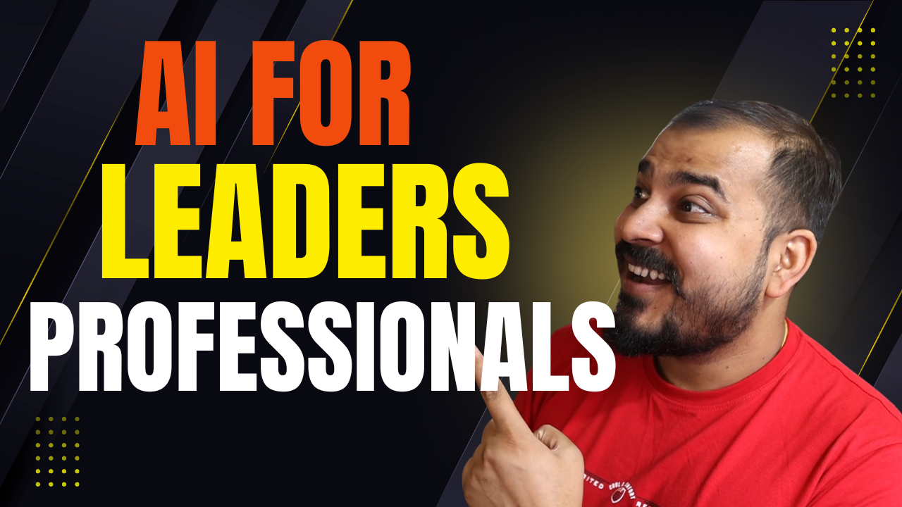 Generative AI for EveryOne-Professionals and Leaders | Krish C Naik