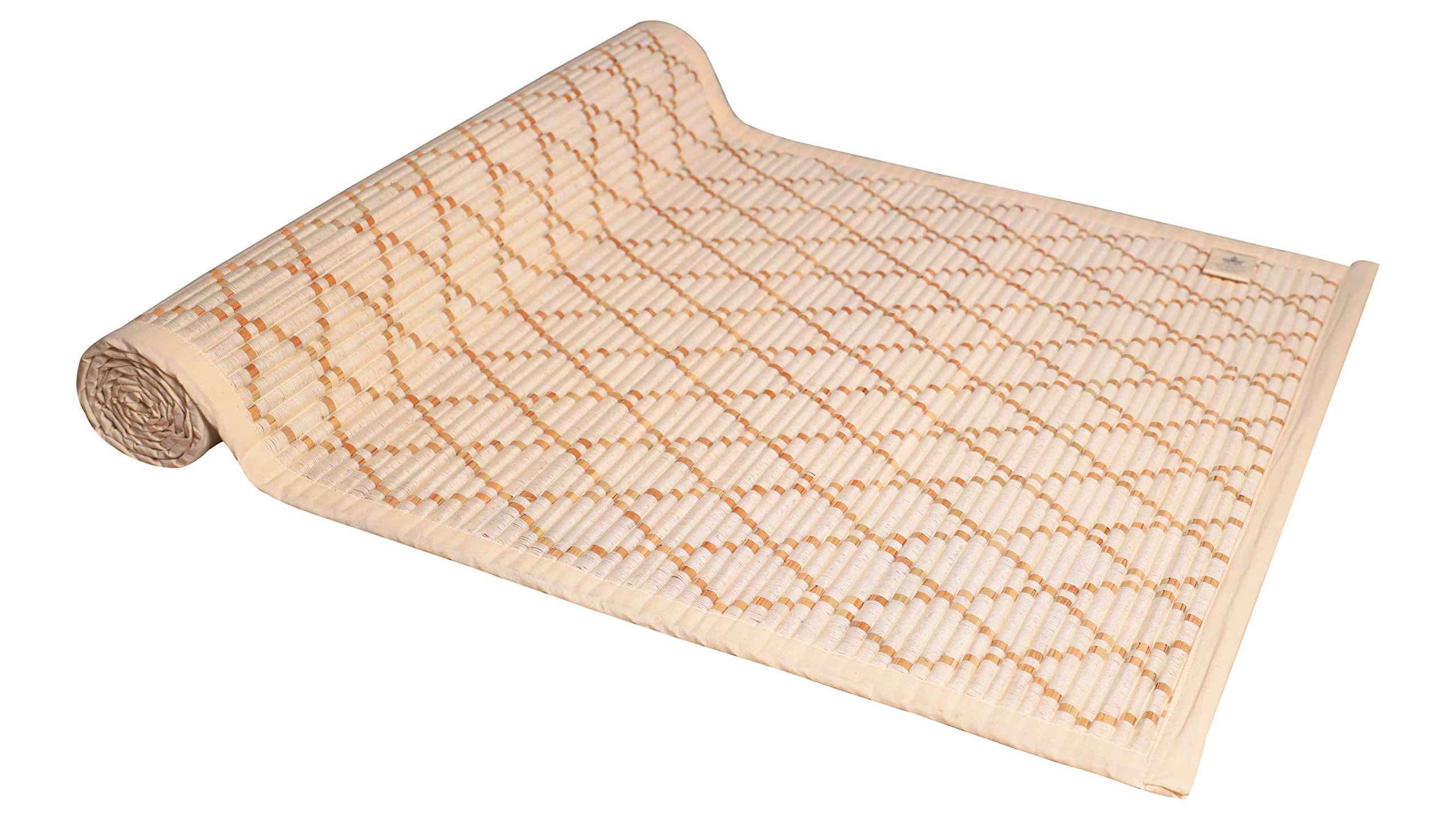 Sambu Grass Diamond Yoga Mat + Bag | HandMade | Eco Friendly | Non ...