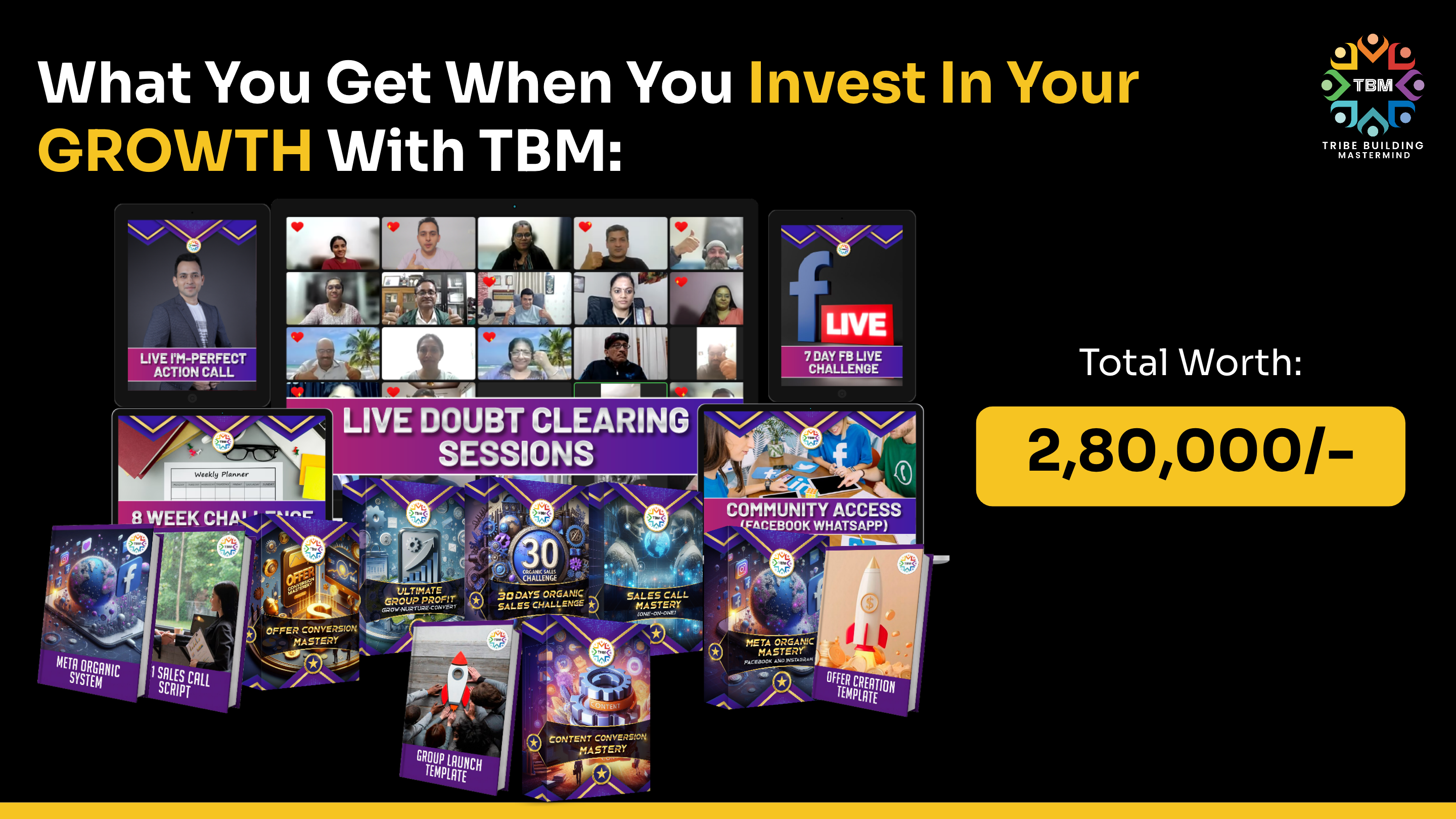 TBM Lifetime GOLD Membership - 1 Lakh Organic System Challenge ...