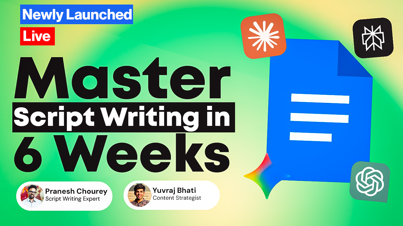 Master Scripting + AI | LIVE 6 Weeks | Brightso