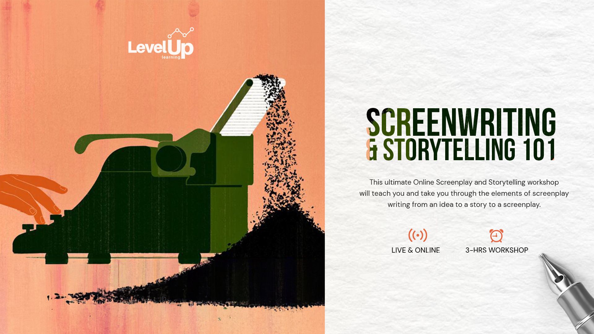 The LevelUp Storytelling Masterclass - 6 Module Website