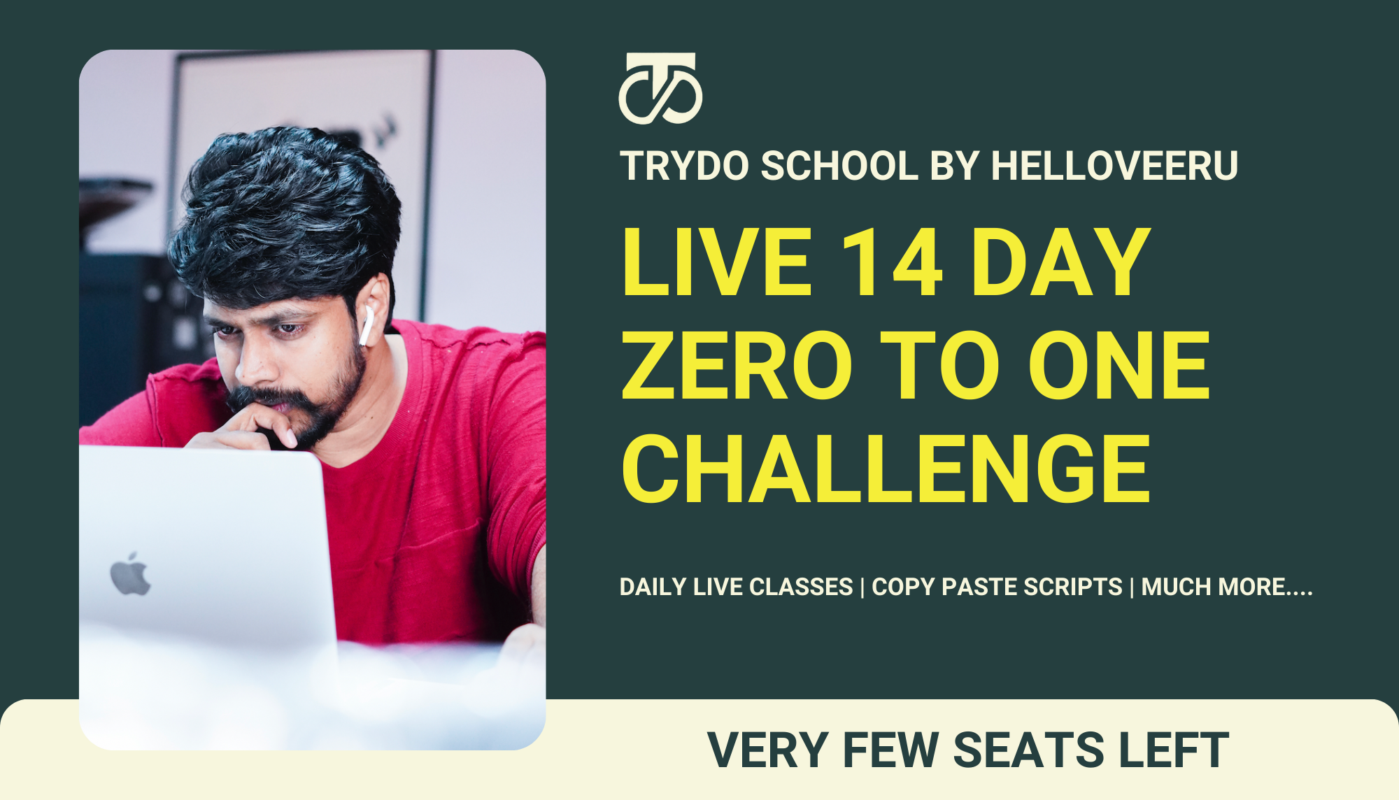 Trydo 14-Day Client Hunt Challenge for Freelancers | ₹1500 Only